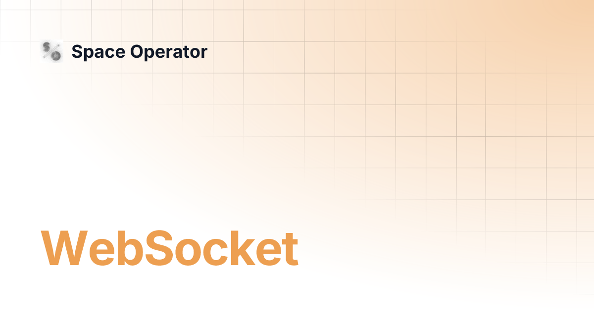 WebSocket | Space Operator